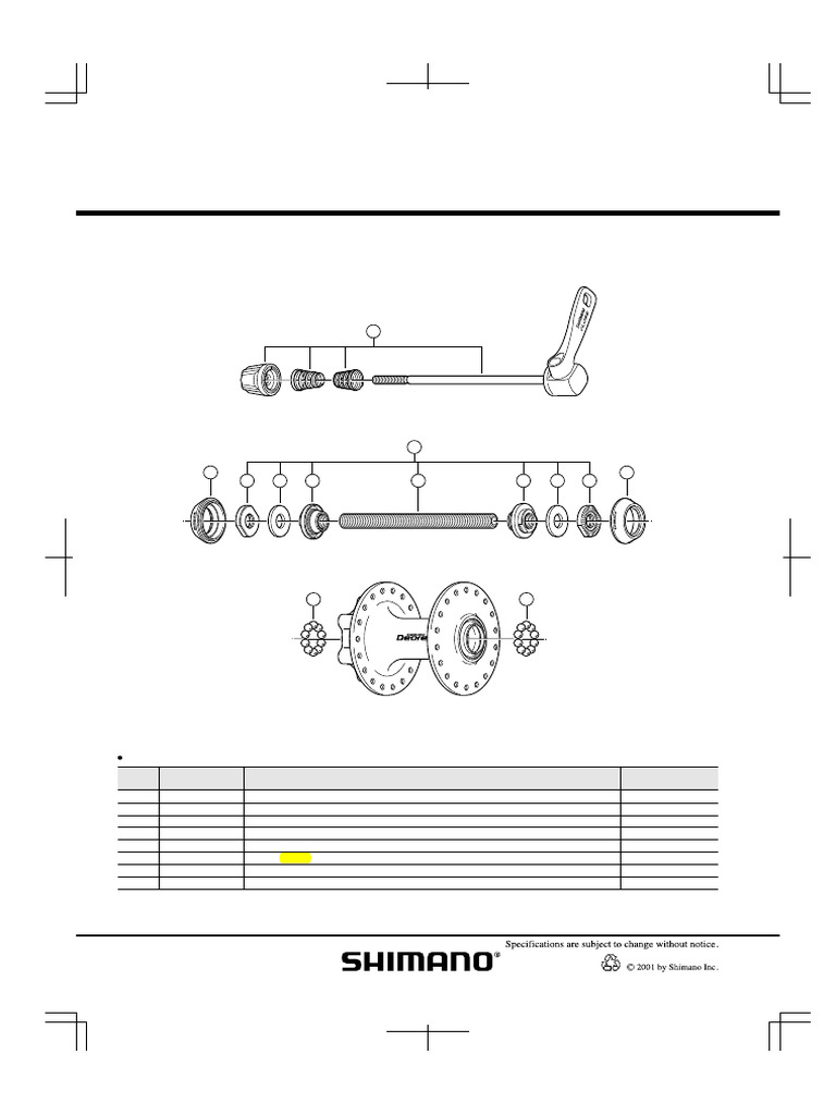 Shimano Bremsbelge Bersicht Pdf