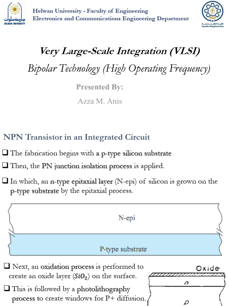VLSI - Bipolar Technology | PDF | Bipolar Junction Transistor | Capacitor