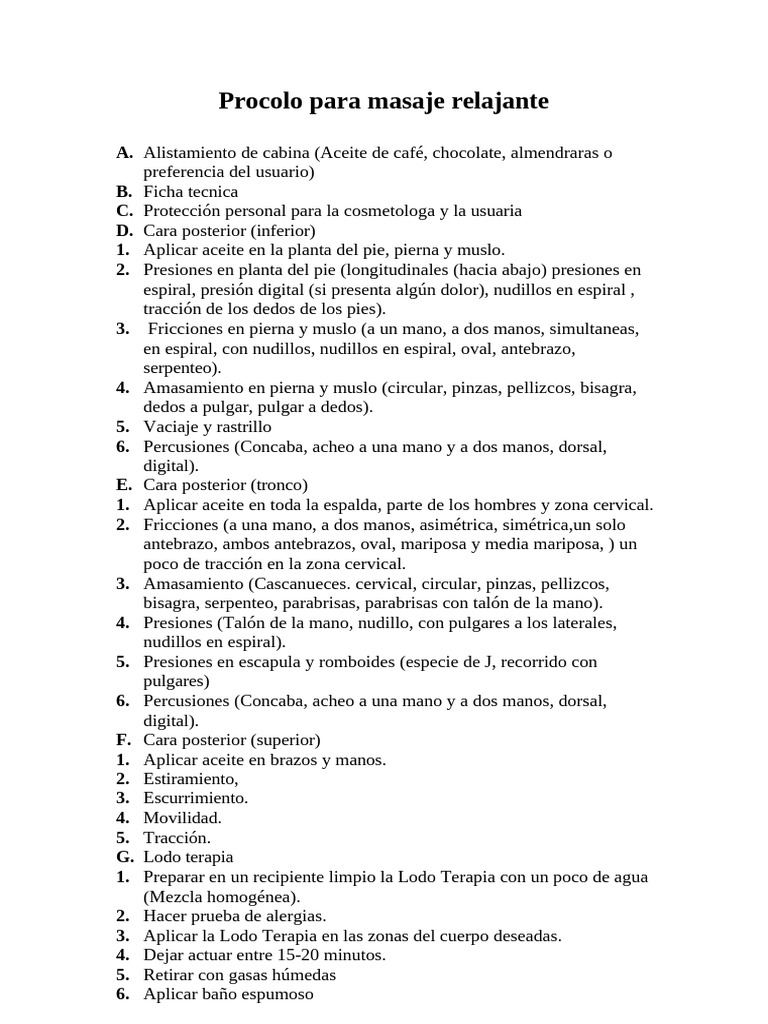 Procolo Lodo Terapia | PDF | Mano | Agua