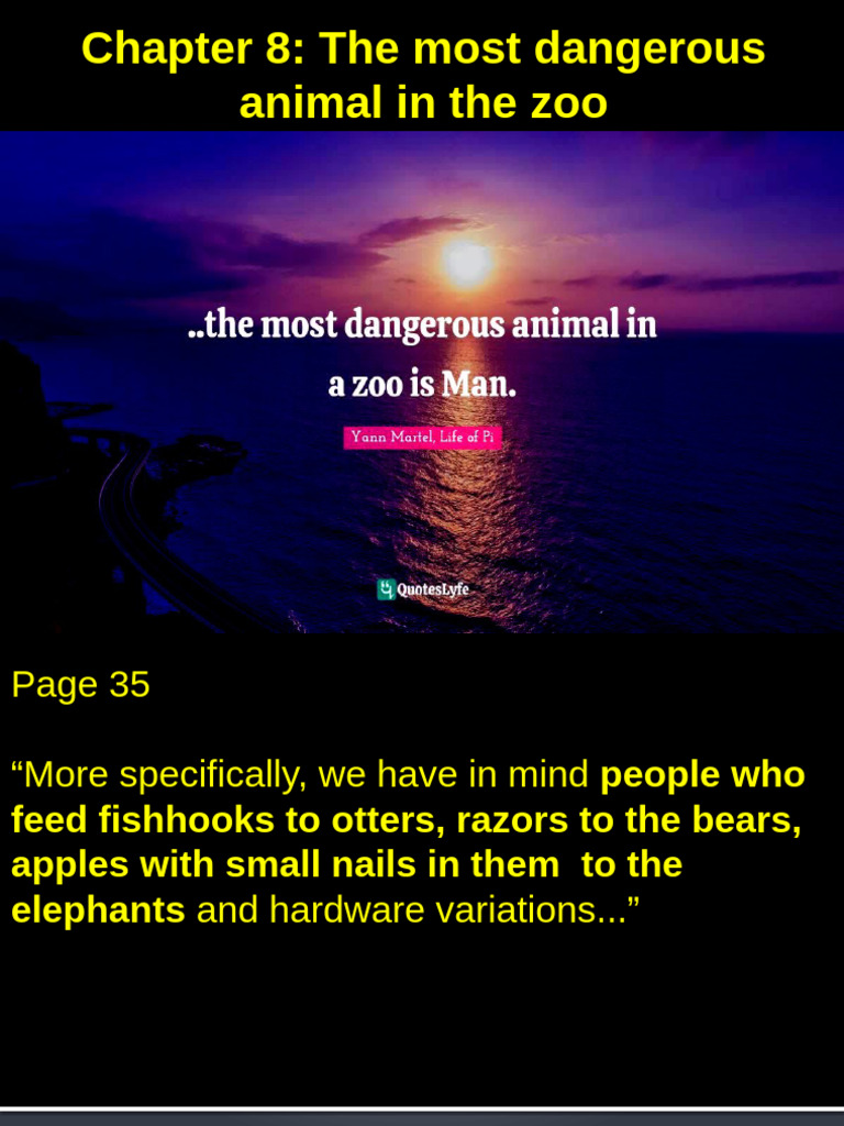 8 Life of Pi Chapter 8 | PDF