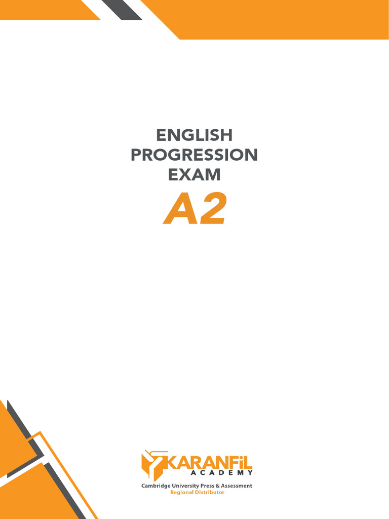 Karanfil Academy Progression Exam A2 | PDF