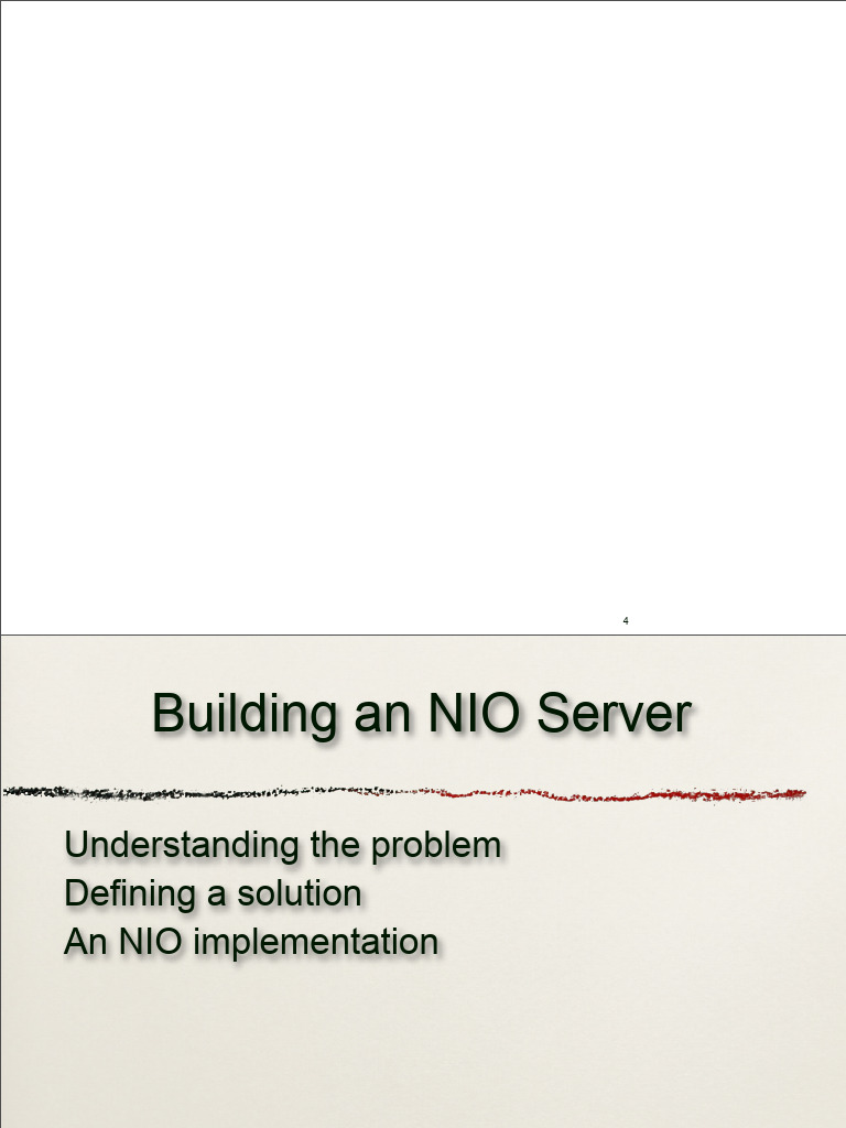 NIO Server Design and Reactor Pattern | PDF | Queue (Abstract Data Type ...
