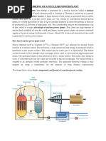 Nuclear Power Station - Working and Diagrams | PDF | Nuclear Reactor | Nuclear Fuel