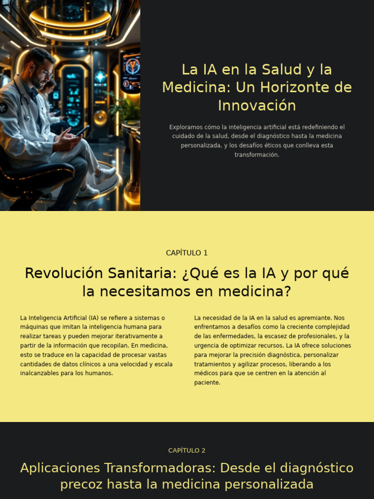 IA en Salud: Innovación y Ética | PDF | Inteligencia artificial ...