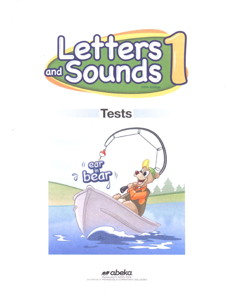 Letters and Sounds 1 Phonics Seatwork Text Test 5th Edition Abeka ...