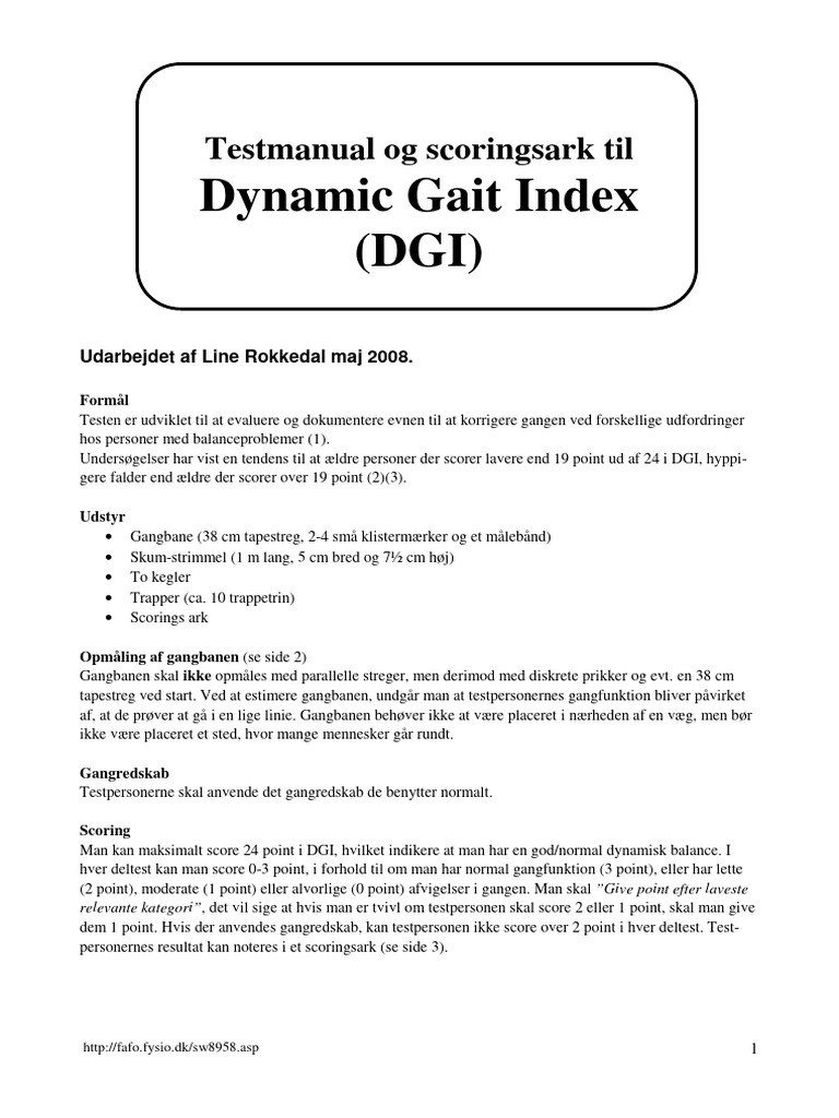 Dgi Testmanual | PDF