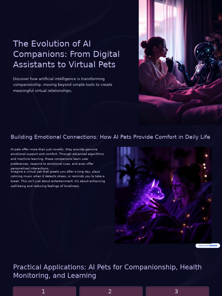 The Evolution of AI Companions From Digital Assistants To Virtual Pets ...
