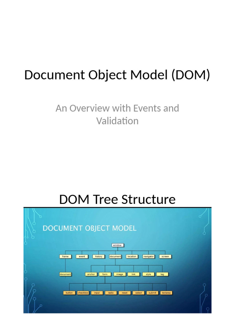 DOM Presentation Complete | PDF