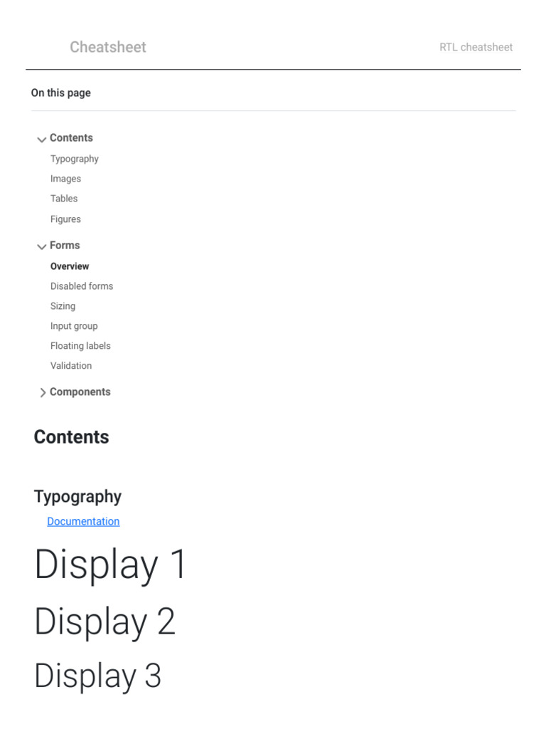 Cheatsheet Bootstrap v5.0 | PDF | Bootstrap (Front End Framework ...