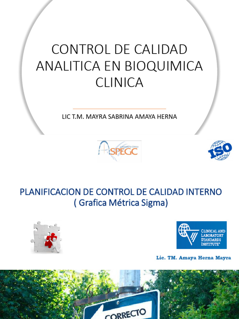 Planificación de Control de Calidad en Bioquímica | PDF | Estadísticas ...