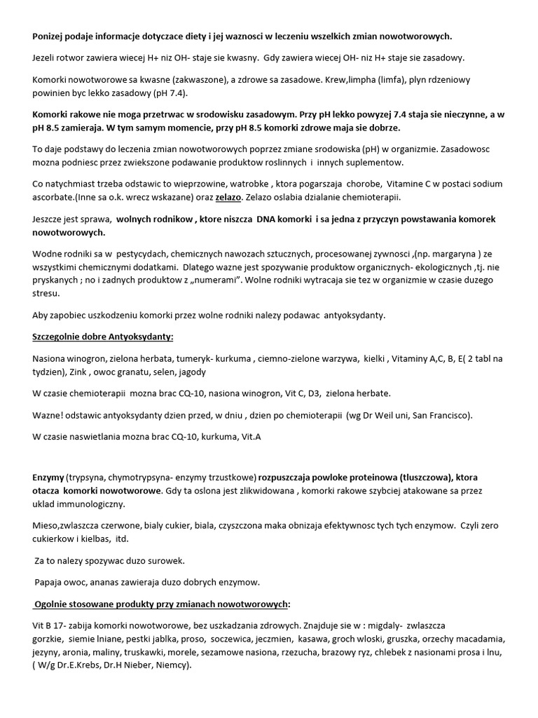 Dieta Na Raka 3 | PDF