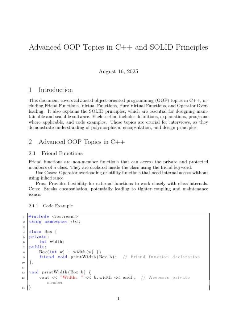 Solid, Virtual, Pure Virutal | PDF | Class (Computer Programming ...