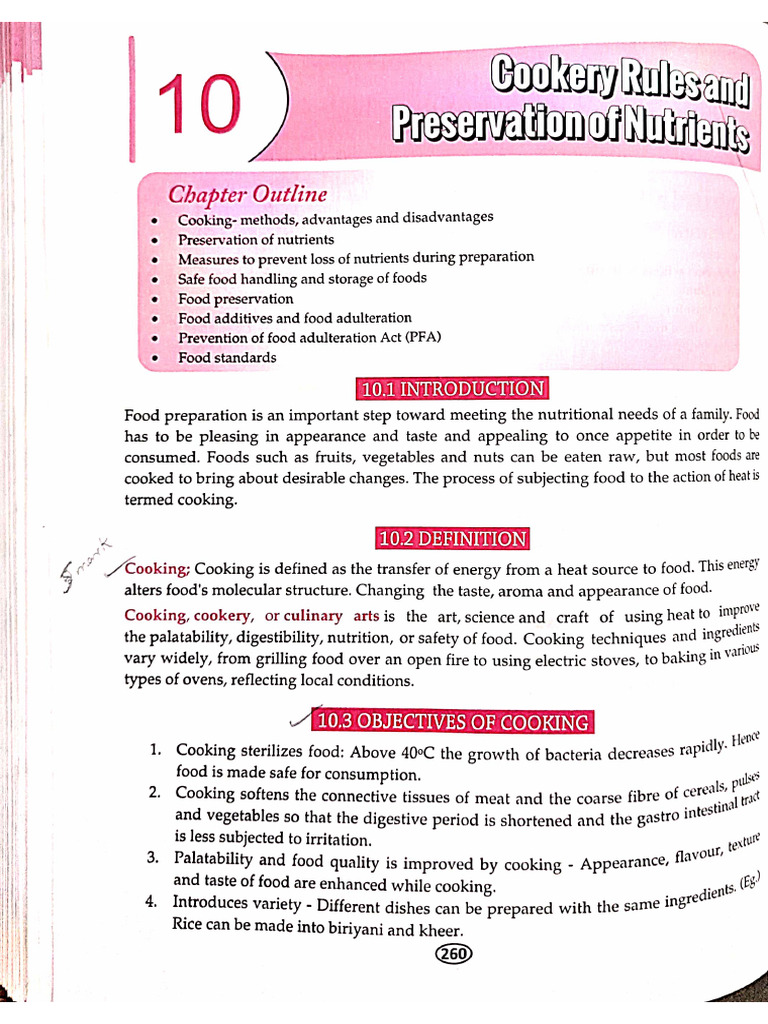 Cooking Rules and Preservation | PDF