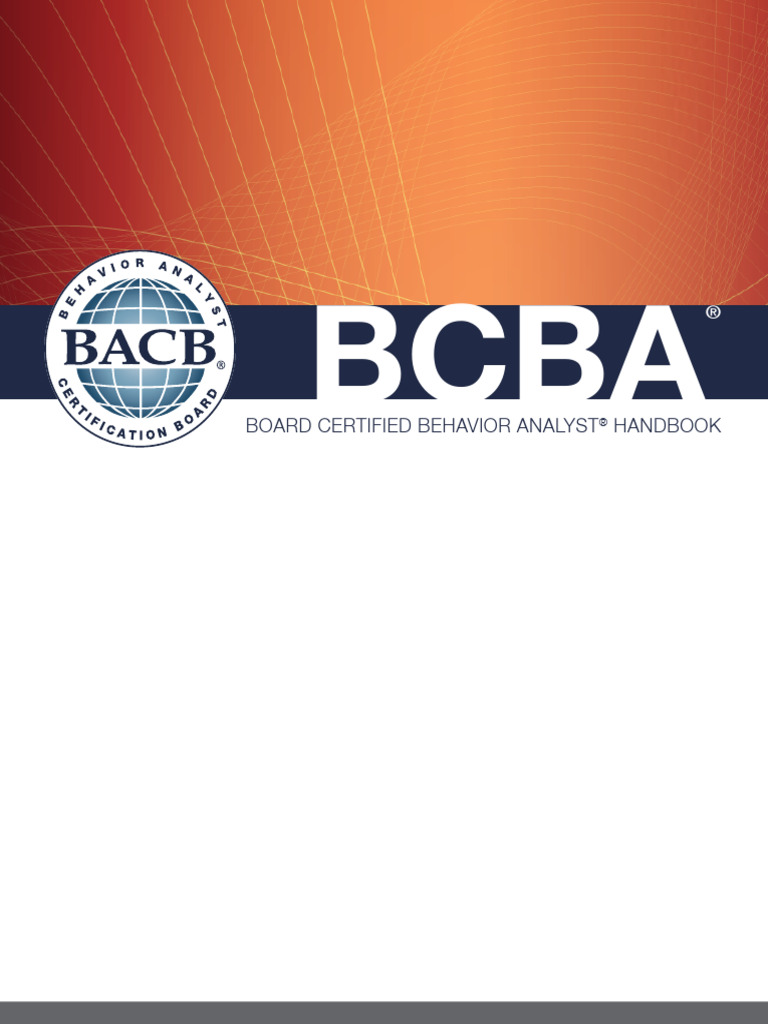 BCBA Handbook | PDF
