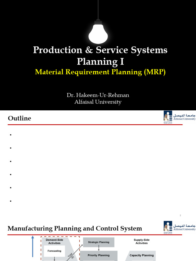 Material Requirement Planning (MRP) | PDF | Applied Mathematics ...