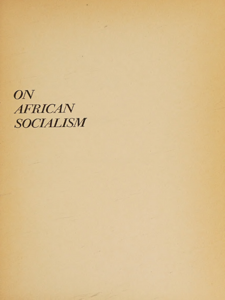 Senghor's Vision of African Socialism | PDF | Trade Union | Socialism