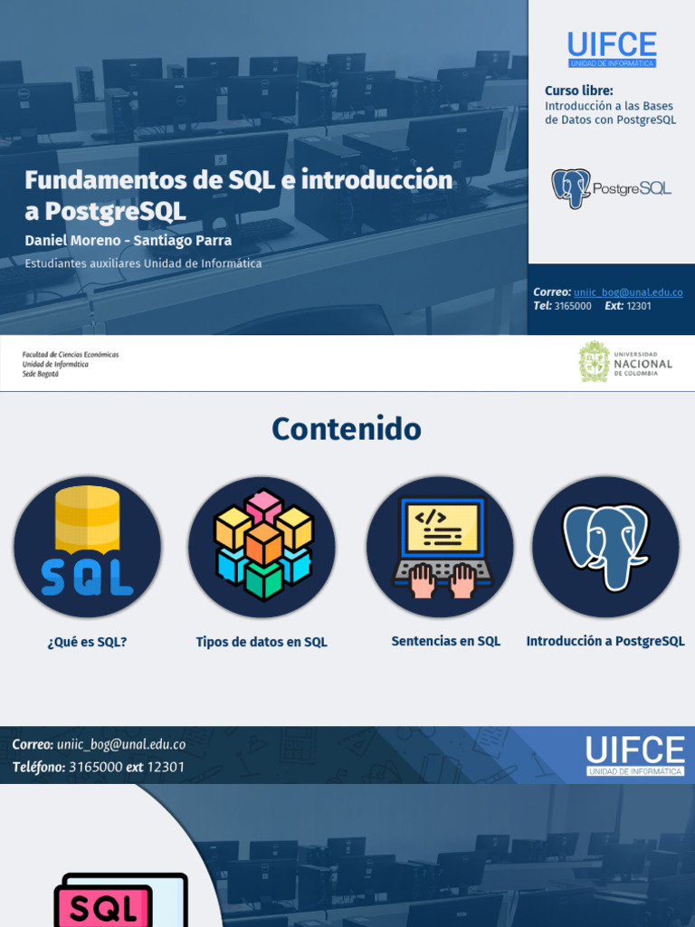 Sesión 2 - Fundamentos de SQL e Introducción A PostgreSQL | PDF | SQL | Bases de datos