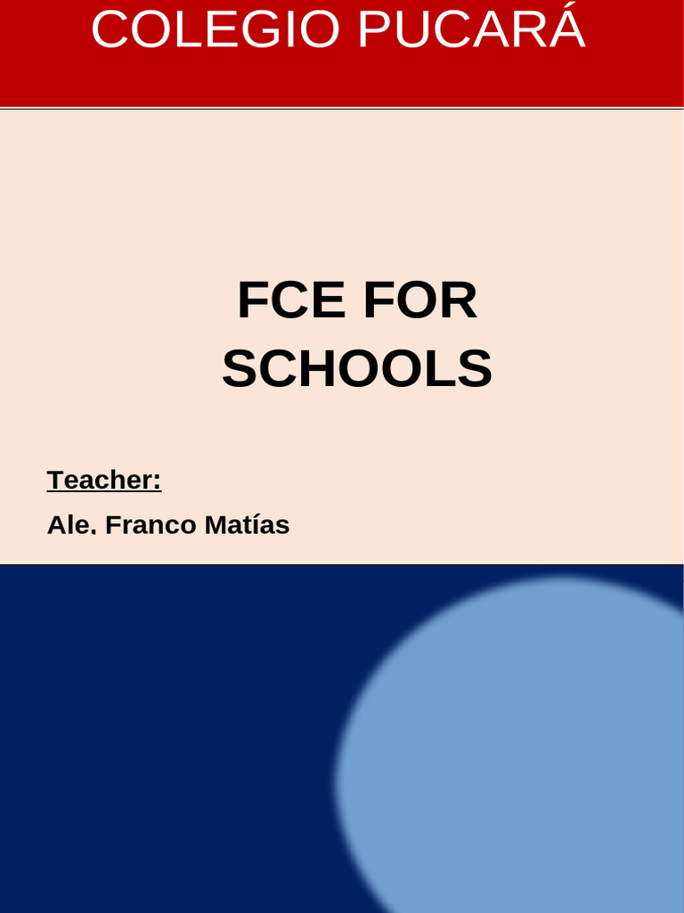 FCE Exam Format Overview and Details | PDF | Multiple Choice | Linguistics
