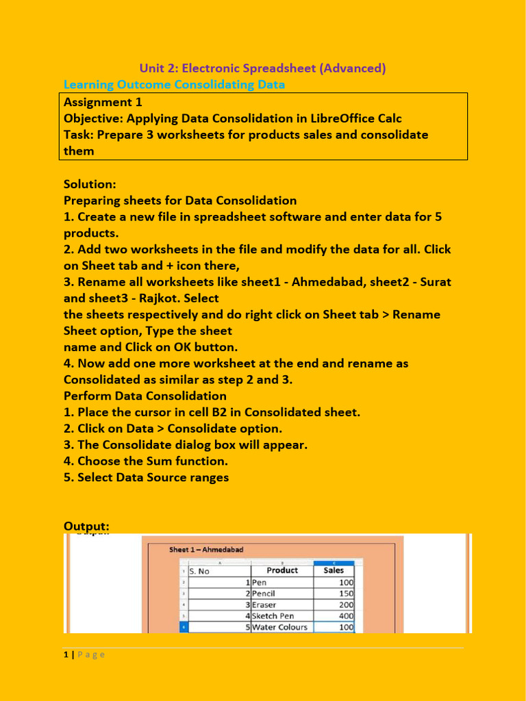 Advanced Data Management in LibreOffice | PDF | Hyperlink | Spreadsheet