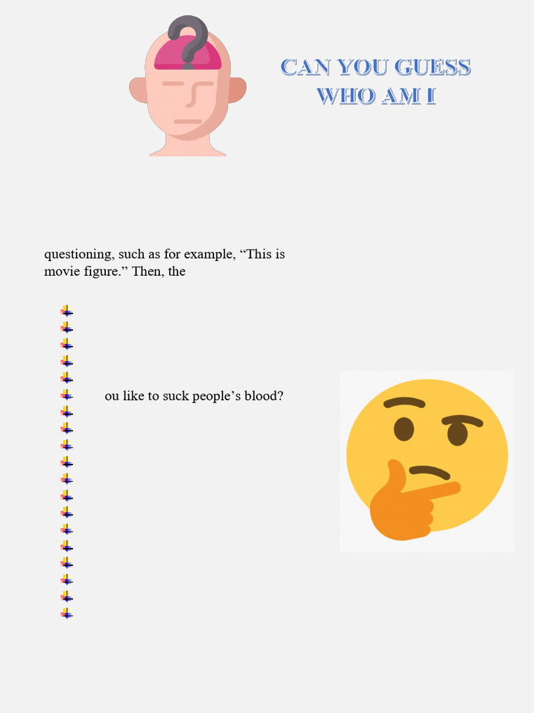 Can You Guess Who Am I - A1-B2 | PDF