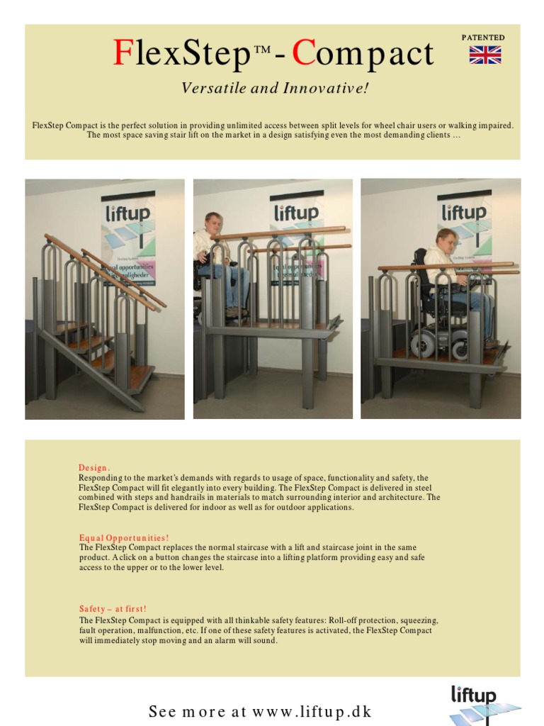 FlexStep Compact Brochure - UK | PDF | Stairs | Elevator
