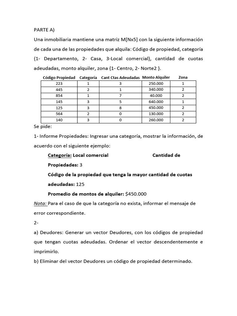 EJERCICIOS TIPO PARCIAL _ TALLER PYTHON | PDF