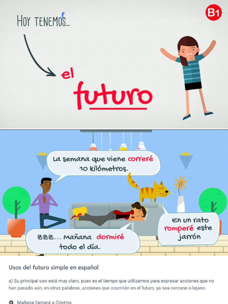 El Futuro Simple y Sus Formas | PDF