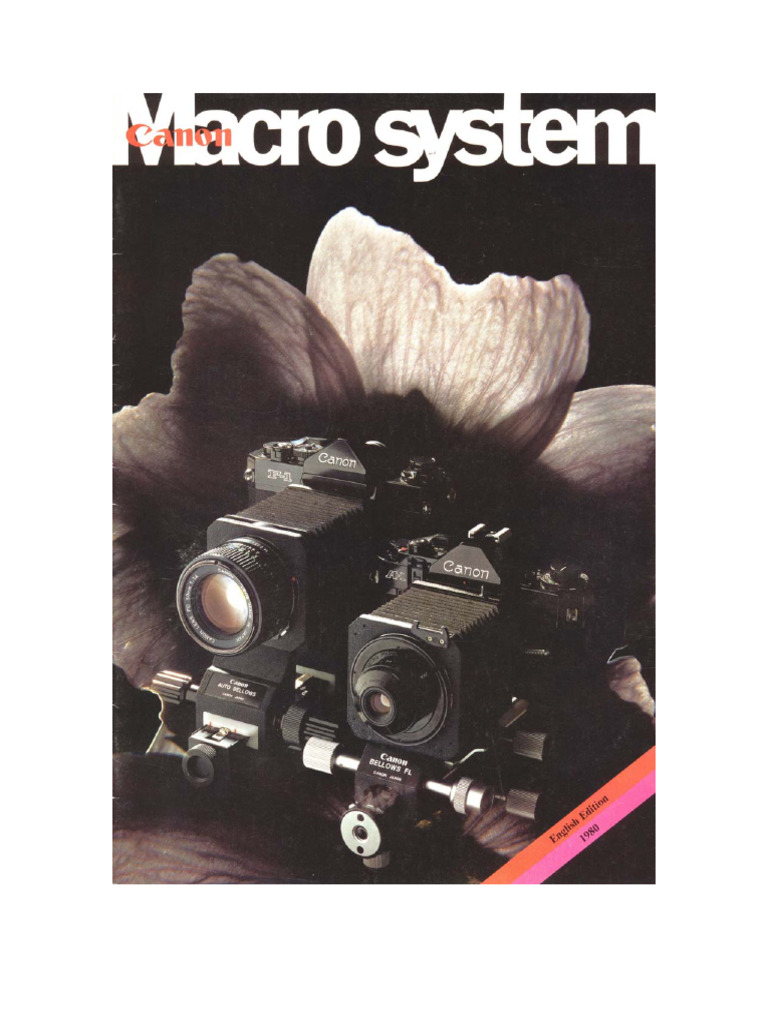 1980 Canon Macro System Brochure - Canon | PDF