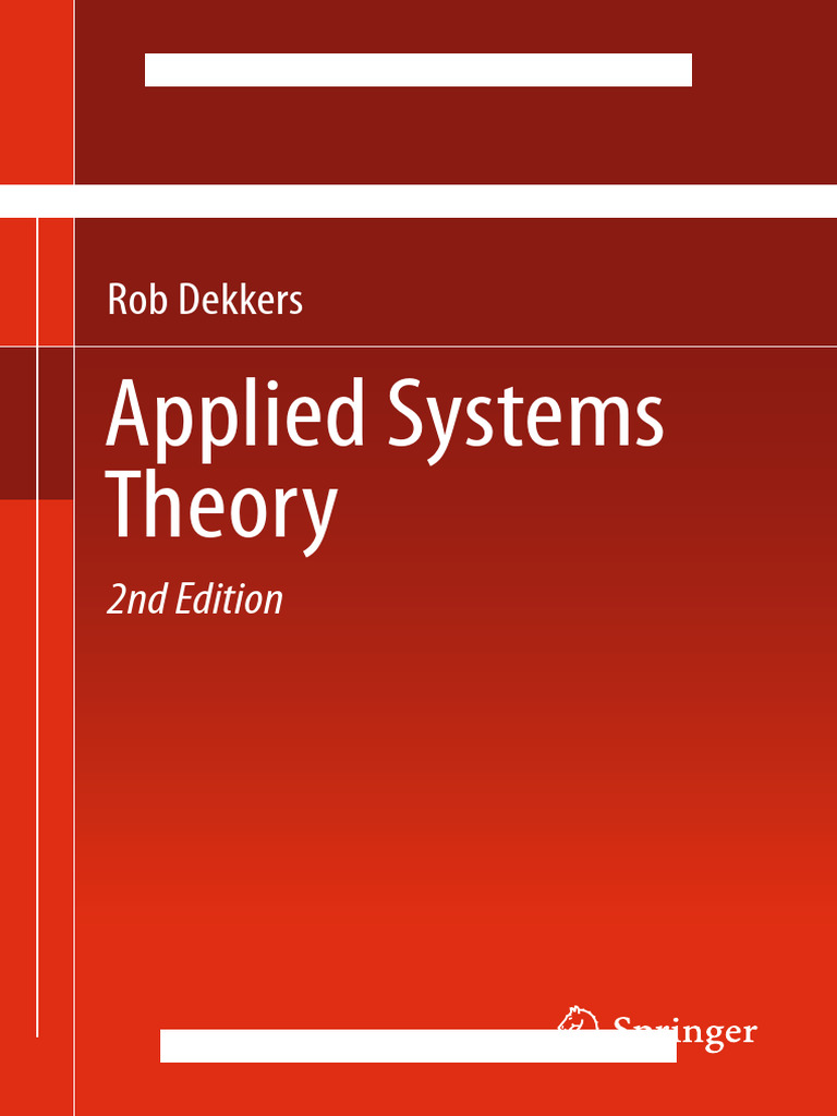 Applied Systems Theory Overview | PDF | System | Behavior