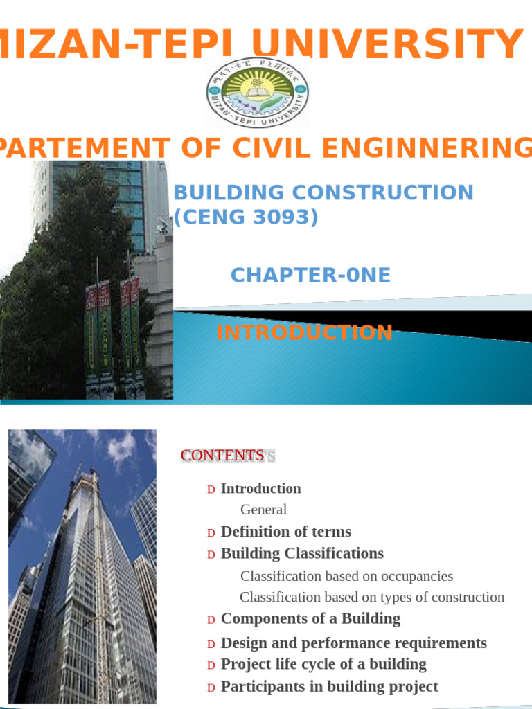 Building Construction Overview and Classifications | PDF | Structural ...