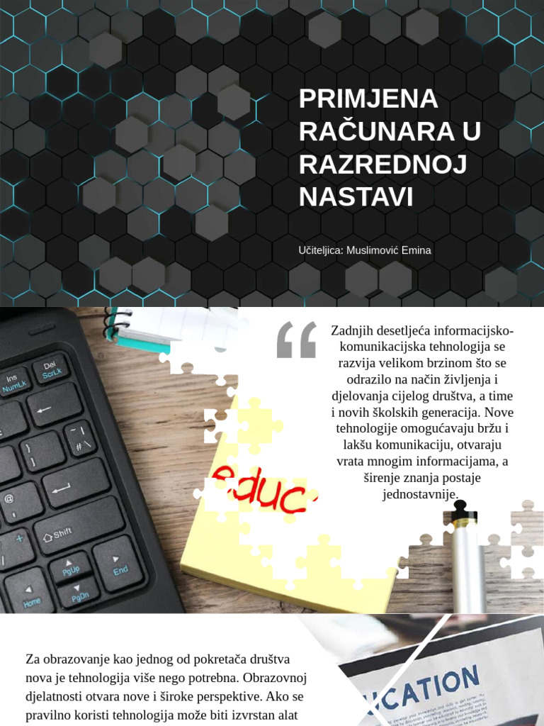Primjena Racunara U Razrednoj Nastav | PDF