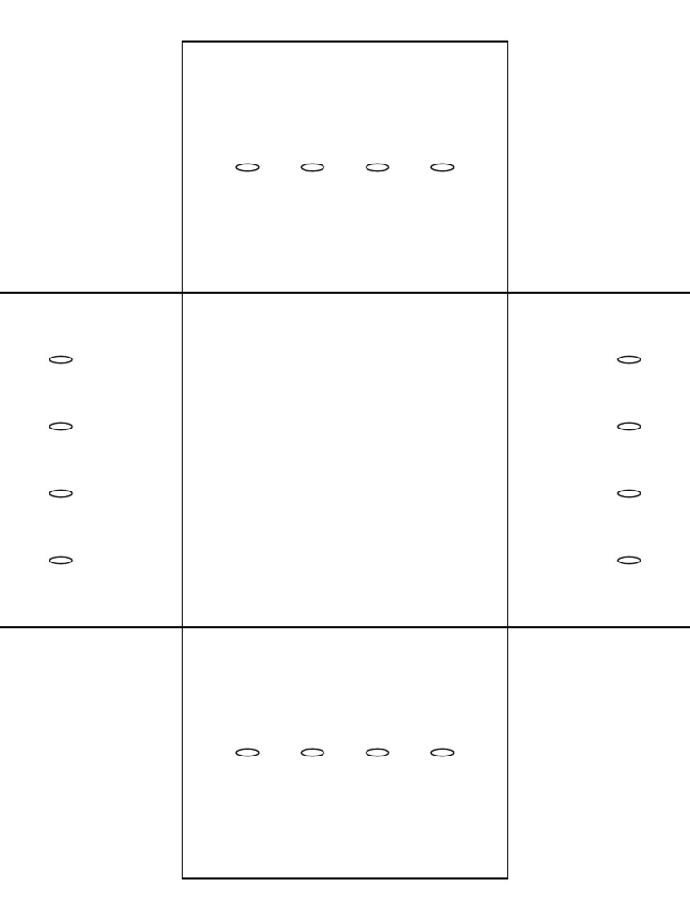 Berry Carton Template With Vents | PDF