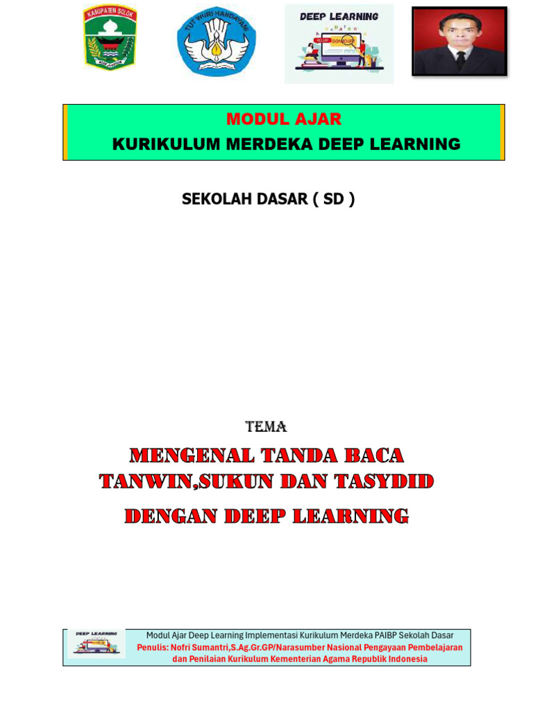 Modul Ajar Deep Learning Kelas 1 Bab 6 Pai 2025 Mengenal Tanda Baca ...