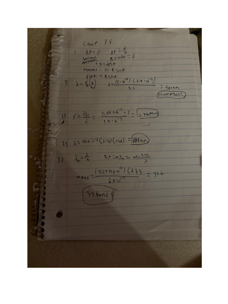 HW 34 | PDF