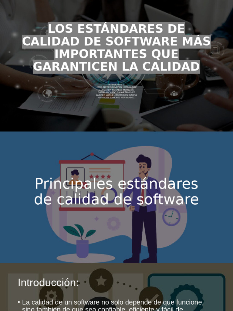 Los Estándares de Calidad de Software Más Importantes | PDF | Software ...
