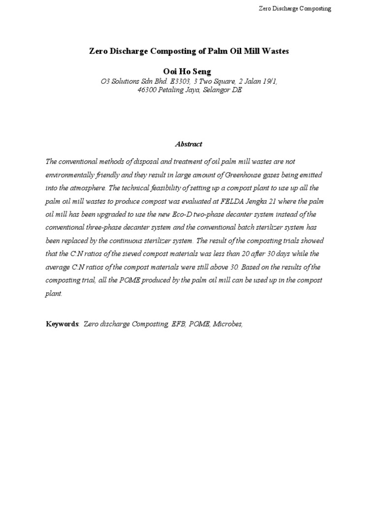 Compost IEM Journal Ooi | PDF | Compost | Waste Management