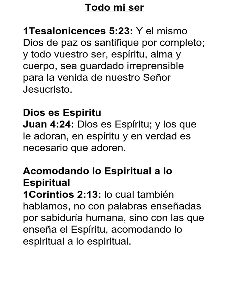 Todo Mi Ser | PDF