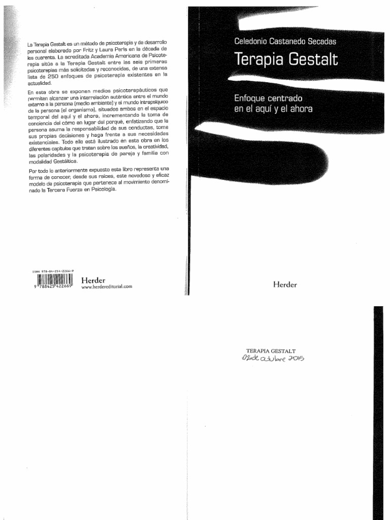 Celedonio Castanedo - Terapia Gestalt | PDF