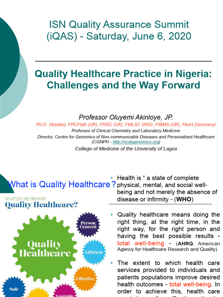 Quality Healthcare Challenges in Nigeria | PDF | Health Care | Medicine