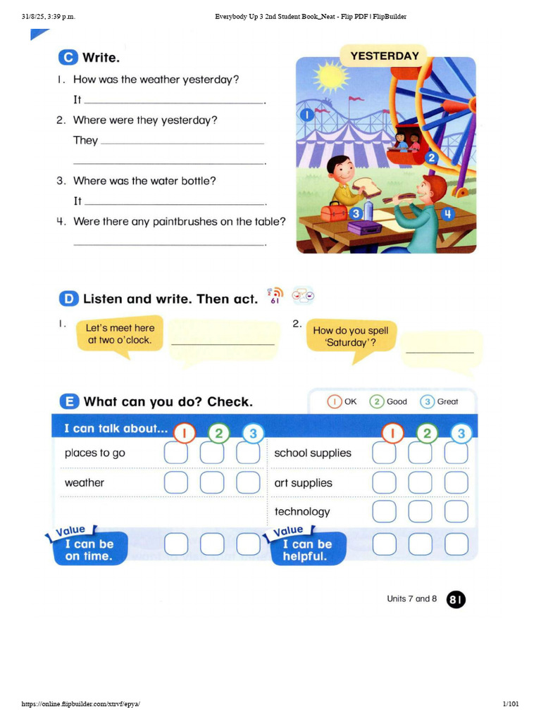 Everybody Up 3 Student Book PDF | PDF