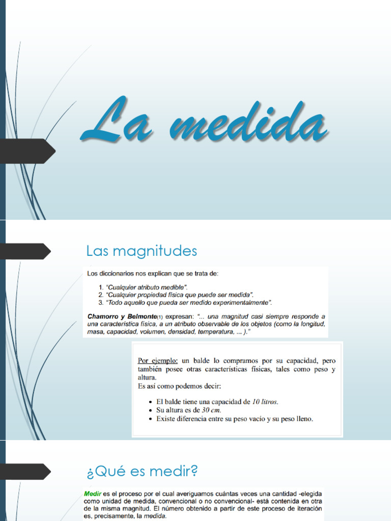 Unidades de medida para tercer grado | PDF