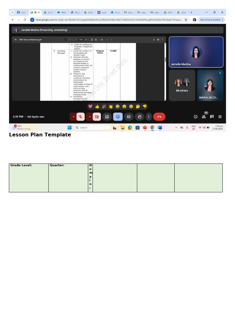 Sample LP Science 5 Quarter 1 Week 1 | PDF | Matter | Gases