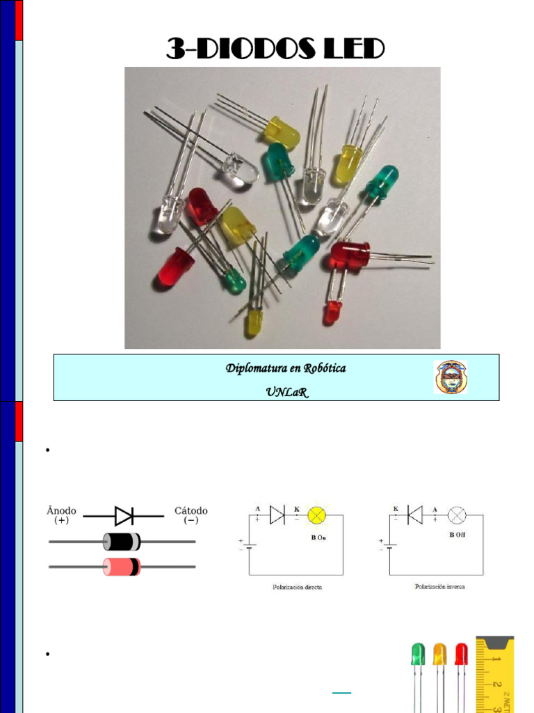 Introducción a Diodos LED en Robótica | PDF | Diodo emisor de luz | Diodo