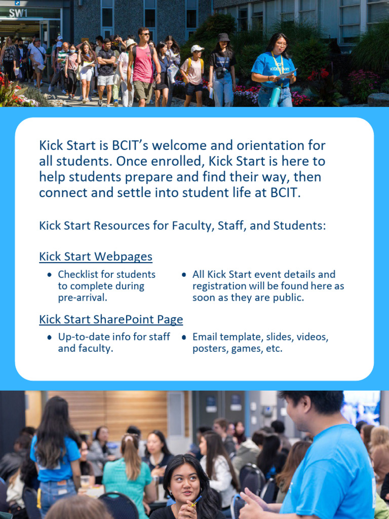 BCIT Kick Start Orientation Guide | PDF