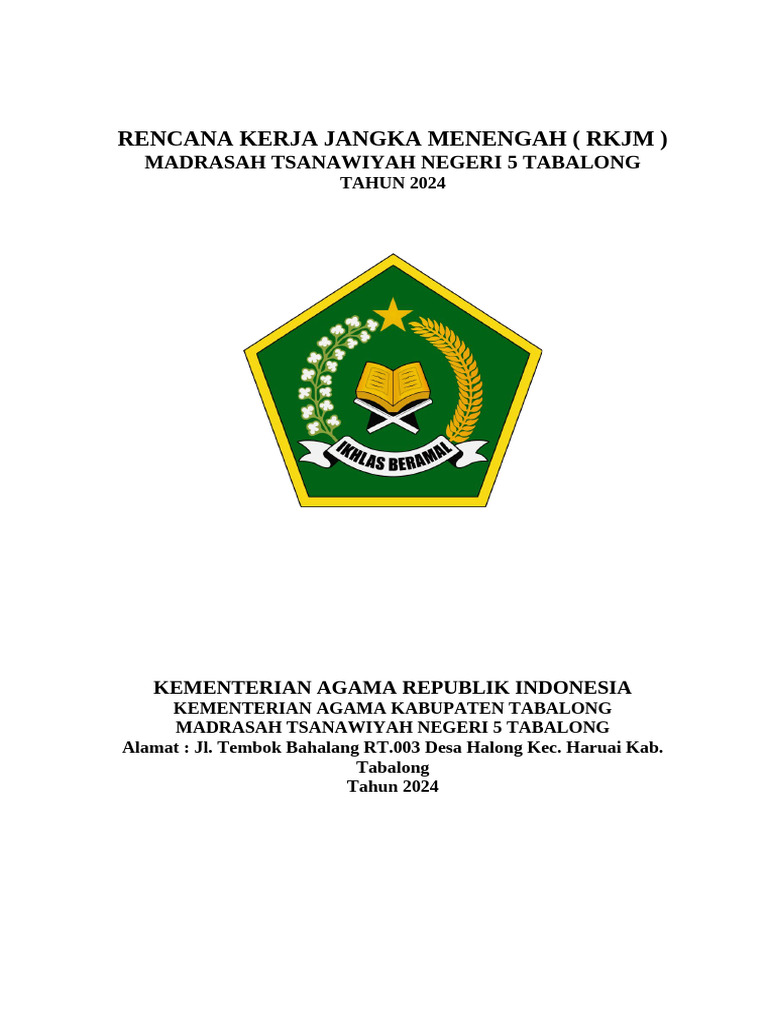 (RKJM) PKKM 2024 | PDF