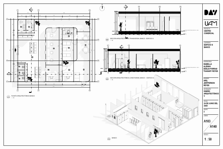 Plano-Edificio G Banco | PDF