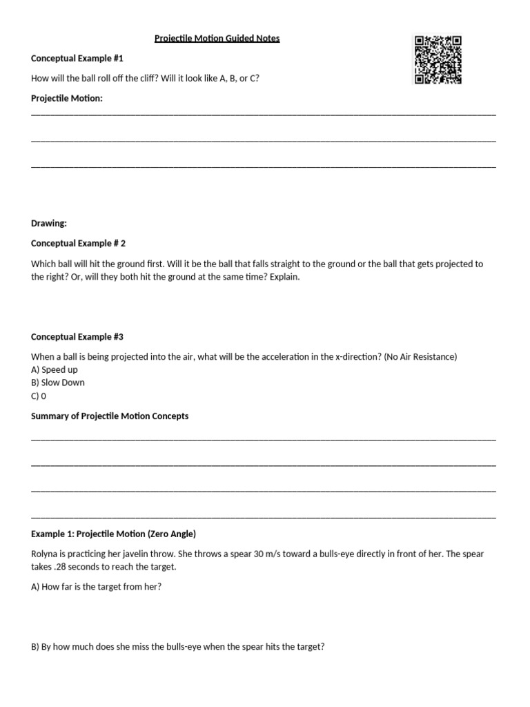 Monkey and Lion Projectile Motion Examples | PDF | Projectiles | Motion ...