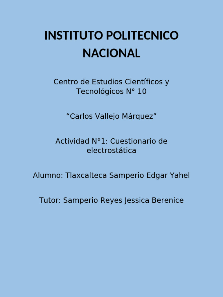 Electrostatica | PDF