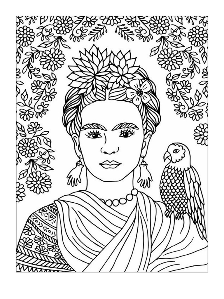 Dibujos para Colorear para Adultos Obra de Arte 14329 | PDF