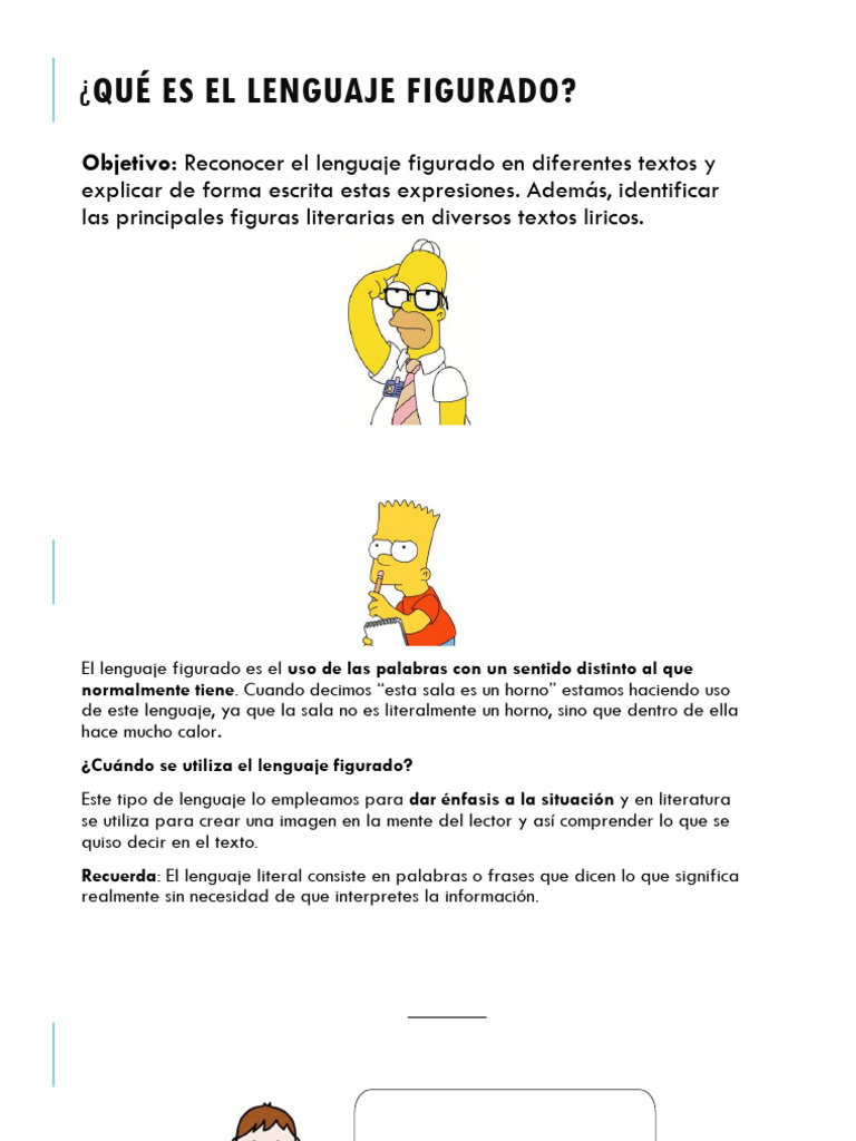 Lenguaje Figurado y Figuras Literarias | PDF